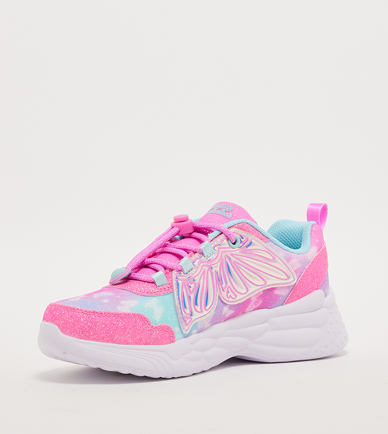Buy Skechers DREAM RACER Appliqued Sparkle Shoes In Pink | 6thStreet UAE