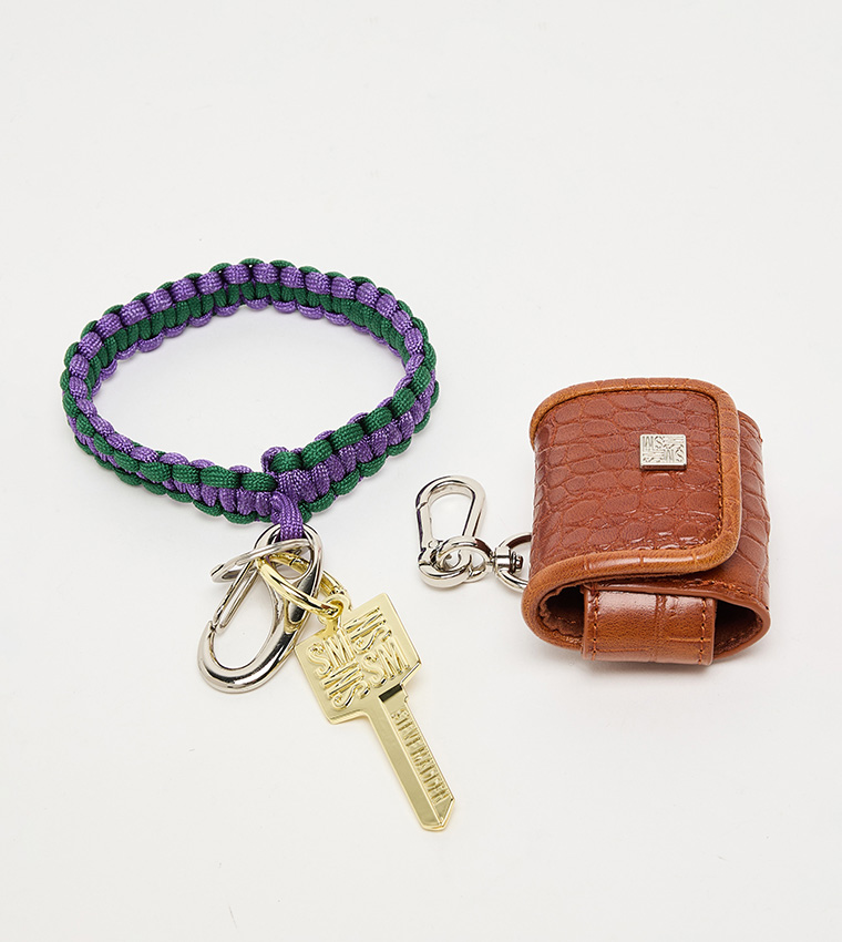 Buy Steve Madden DIVA Textured Keychain In Tan | 6thStreet UAE