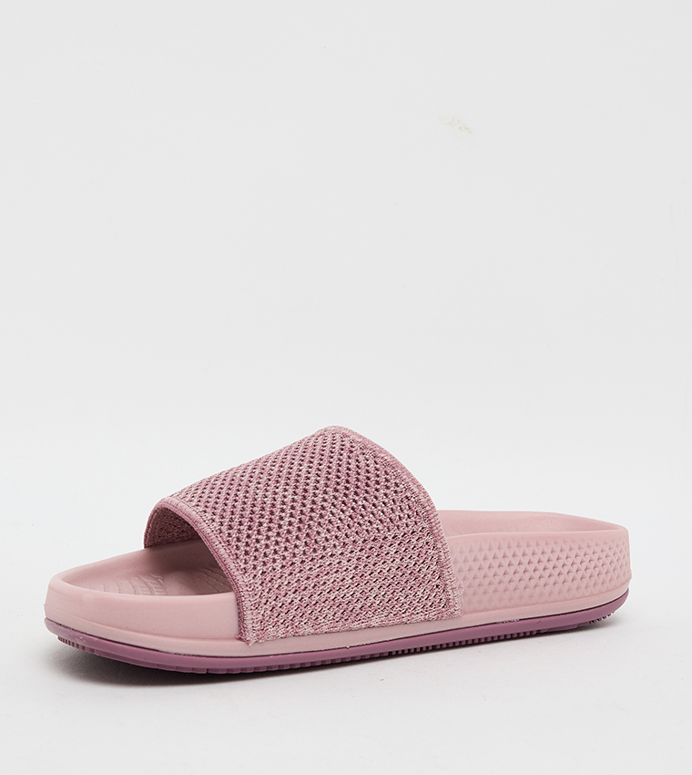 Buy Skechers ARCH FIT HYPER LENA Slides In Purple | 6thStreet Bahrain