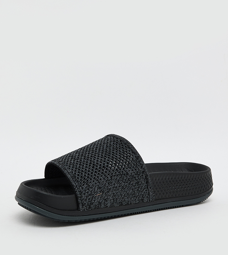 Buy Skechers ARCH FIT HYPER LENA Slides In Black | 6thStreet Oman