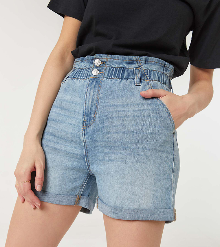 Buy Ardene Denim Shorts In Blue | 6thStreet Qatar