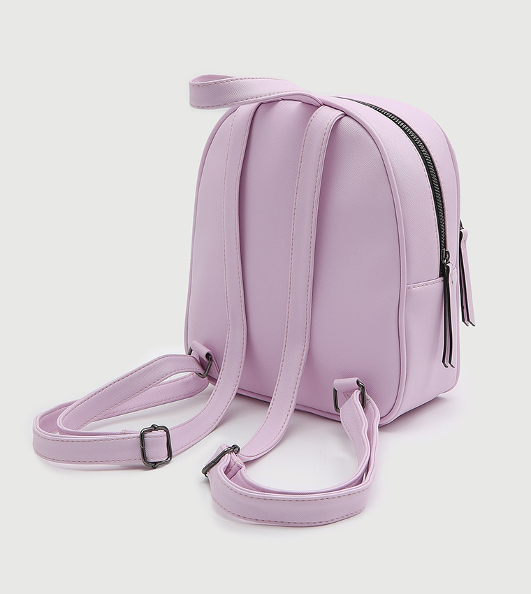 Buy Ardene Faux Leather Backpack In Purple | 6thStreet Saudi Arabia