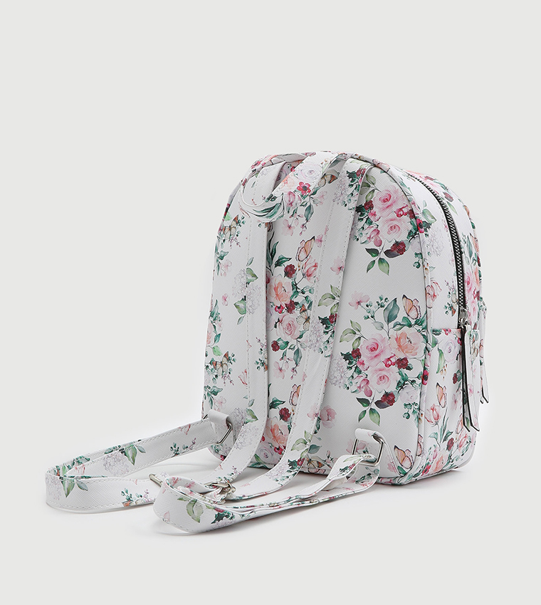 Buy Ardene Faux Leather Backpack In White | 6thStreet Qatar