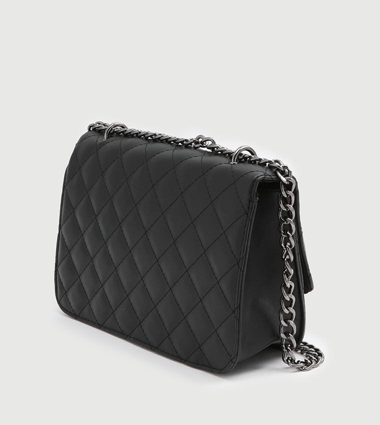 Buy Ardene Magnetic Closure Crossbody Bag In Black | 6thStreet Qatar