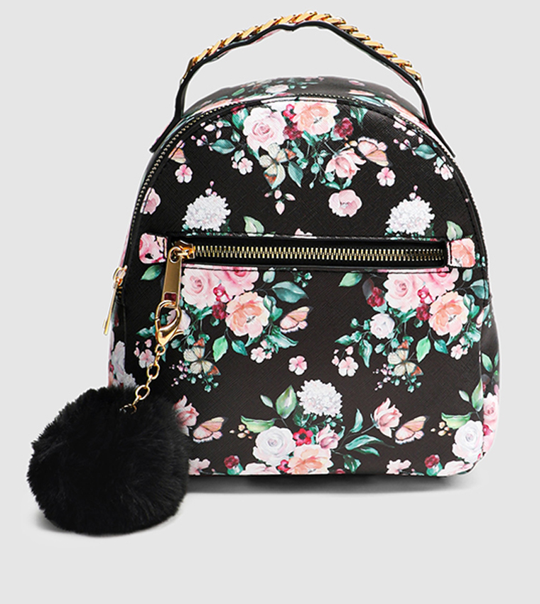 Buy Ardene Backpack With Pompom In Multiple Colors | 6thStreet UAE