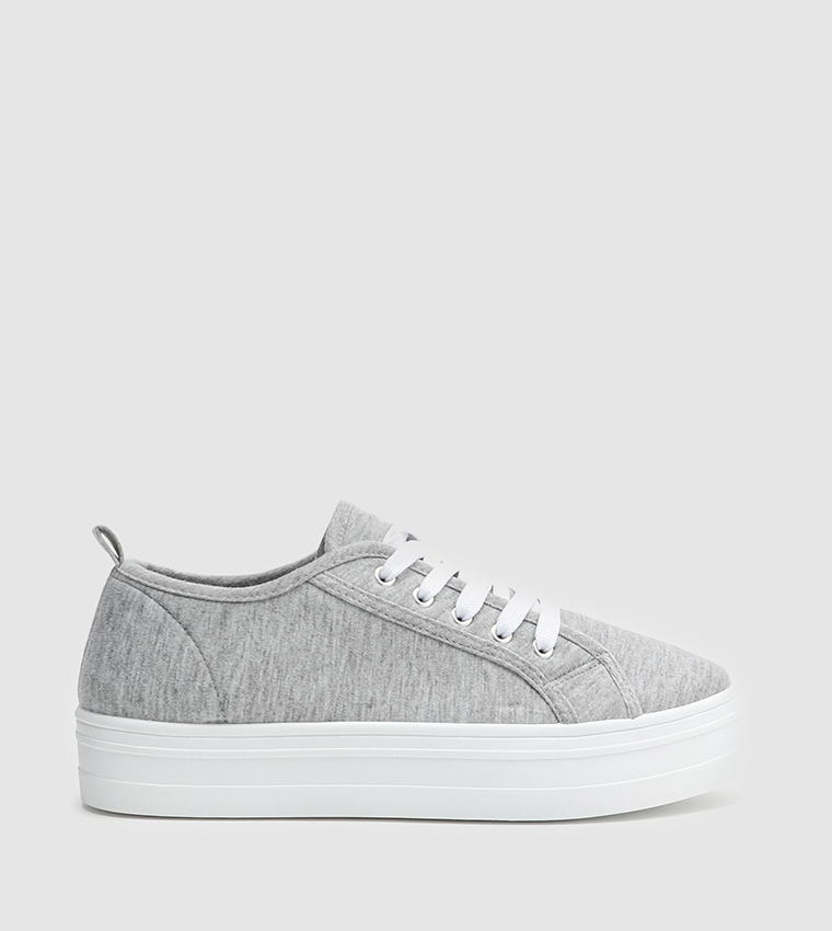 Buy Ardene Platform Casual Sneakers In Grey | 6thStreet Saudi Arabia