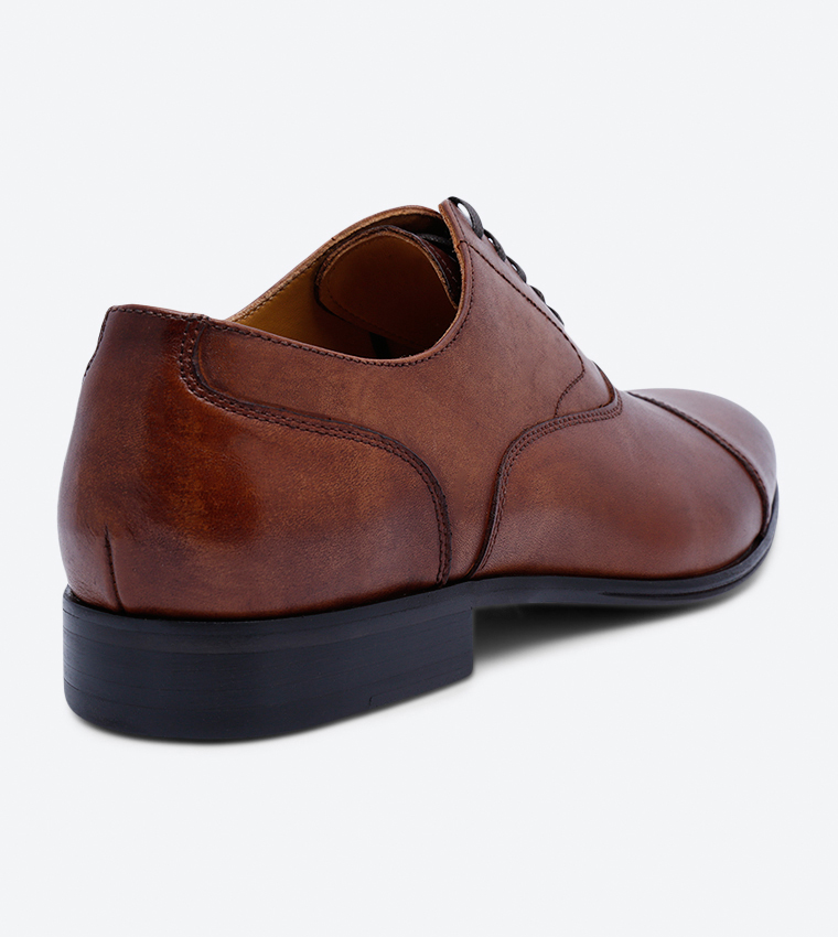 Buy Aldo Gregory Formal Shoes Cognac In Brown | 6thStreet Bahrain