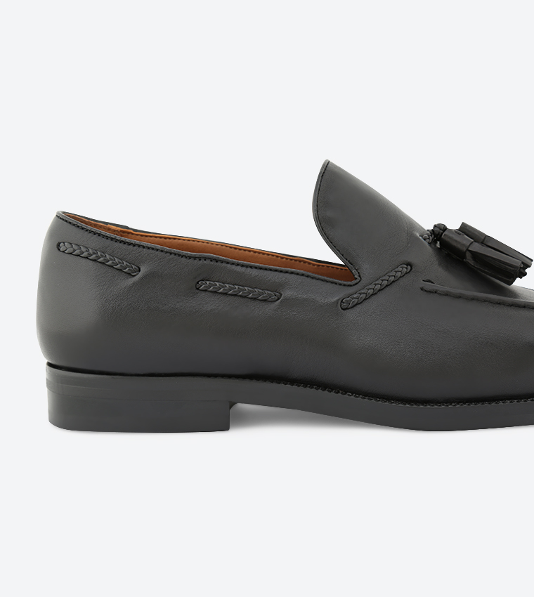 Buy Aldo Accessories Feodore Loafers Black In Black Leather | 6thStreet ...