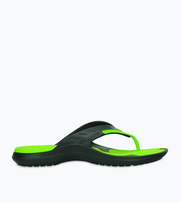 Buy Crocs Modi Sport Flip Flops Green In Green | 6thStreet Qatar