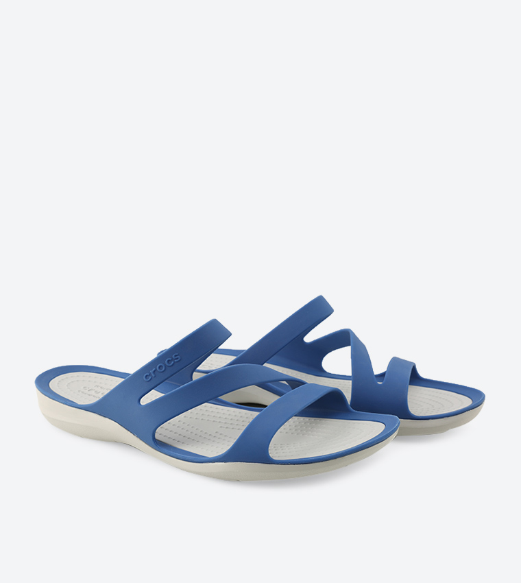 Buy Crocs Swiftwater Sandals Blue CR 203998 4HP BLUE JEAN PEARL WHITE ...