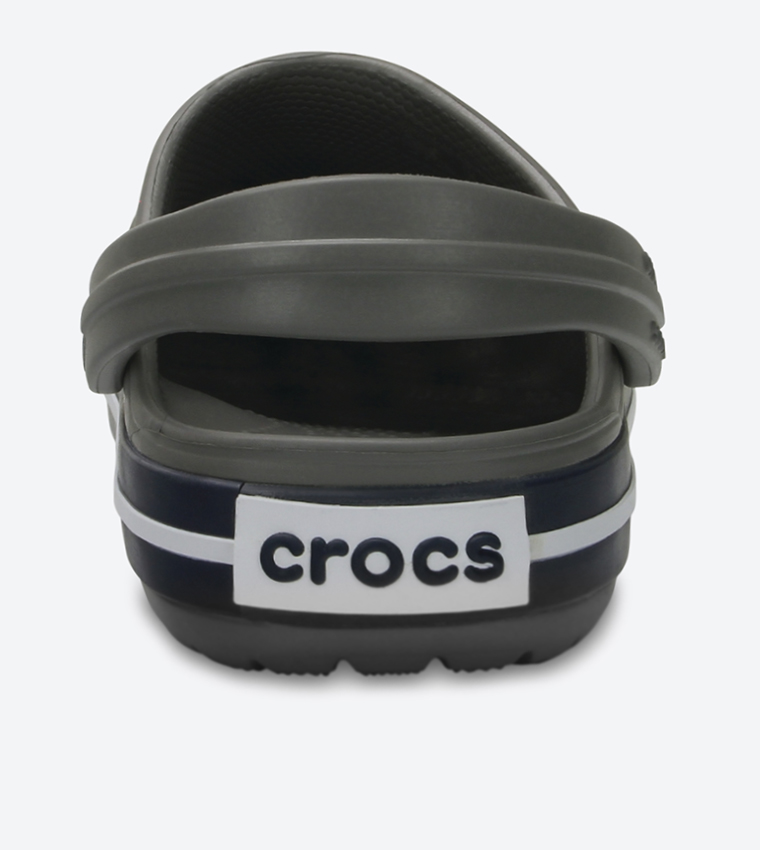 Buy Crocs Crocband Round Toe Clogs In Grey | 6thStreet UAE