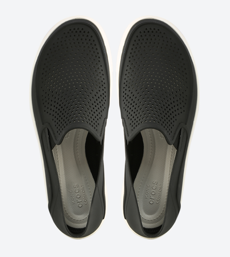 Buy Crocs Citilane Slip Ons Black In Black | 6thStreet Saudi Arabia