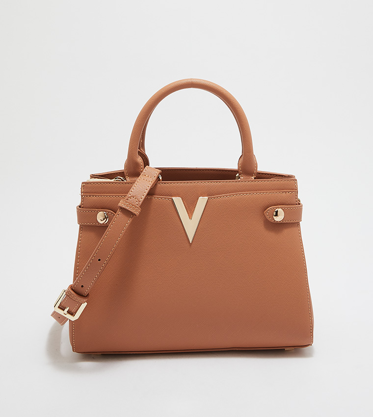 Buy VINCCI Classic Handheld Bag In Brown | 6thStreet UAE