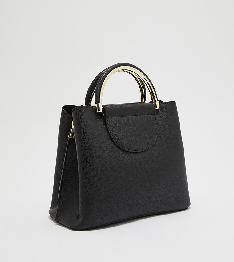 Buy VINCCI Classic Handheld Bag In Black | 6thStreet UAE