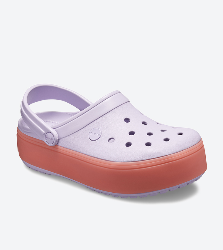 Buy Crocs Crocband Round Toe Sling Back Strap Closure Platform Clog ...