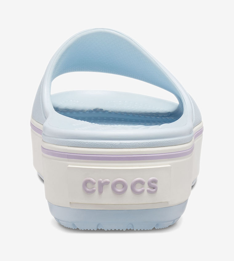 Buy Crocs Crocband Platform Slide Blue In Blue | 6thStreet UAE