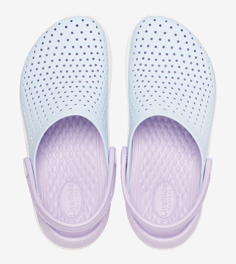 Buy Crocs Lite Ride Clog Blue 205964 4KA In Blue | 6thStreet Qatar