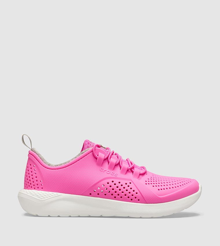 Buy Crocs Low Top Lite Ride Sneakers In Pink | 6thStreet UAE