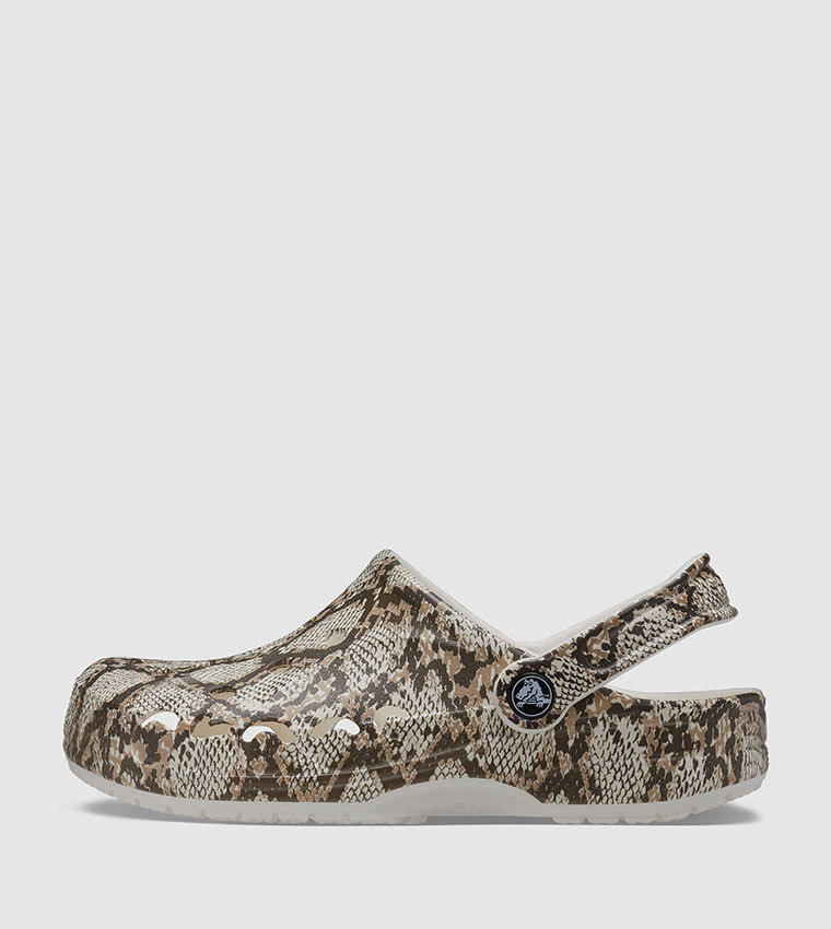 Buy Crocs Baya Seasonal Printed Clog In Brown | 6thStreet UAE