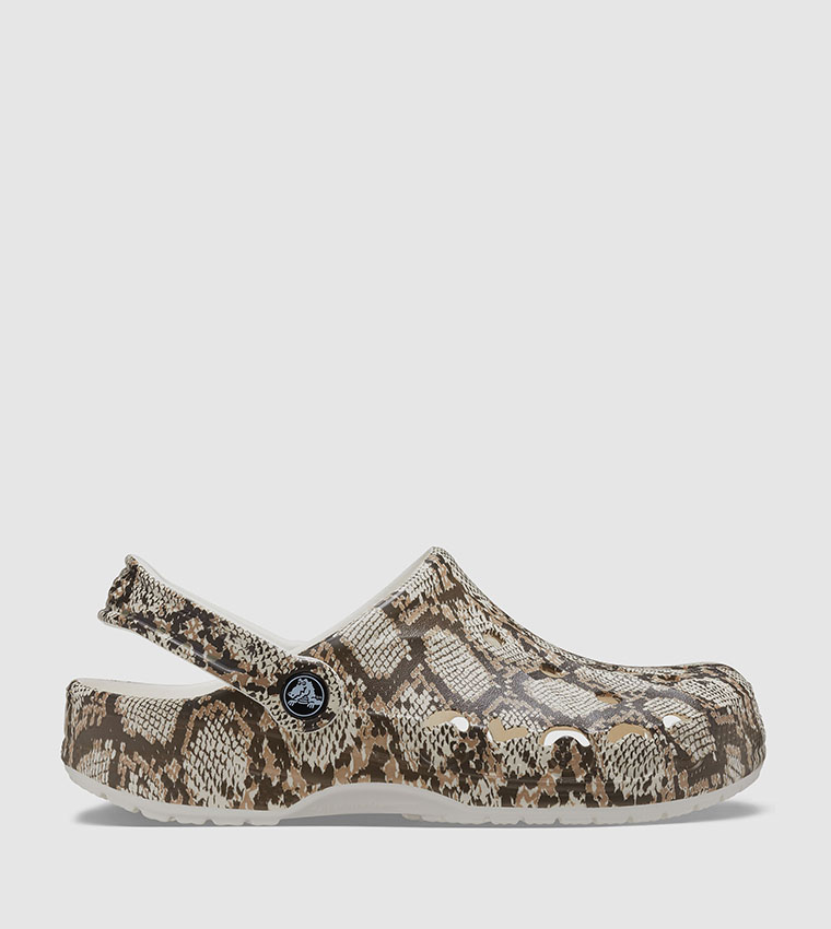 Buy Crocs Baya Seasonal Printed Clog In Brown | 6thStreet UAE