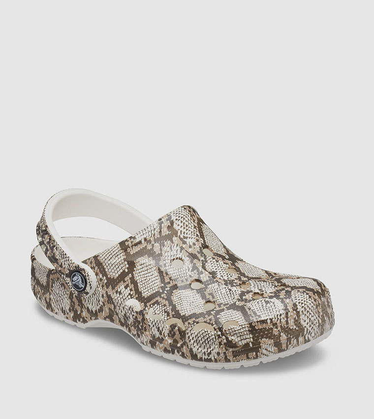 Buy Crocs Baya Seasonal Printed Clog In Brown | 6thStreet UAE