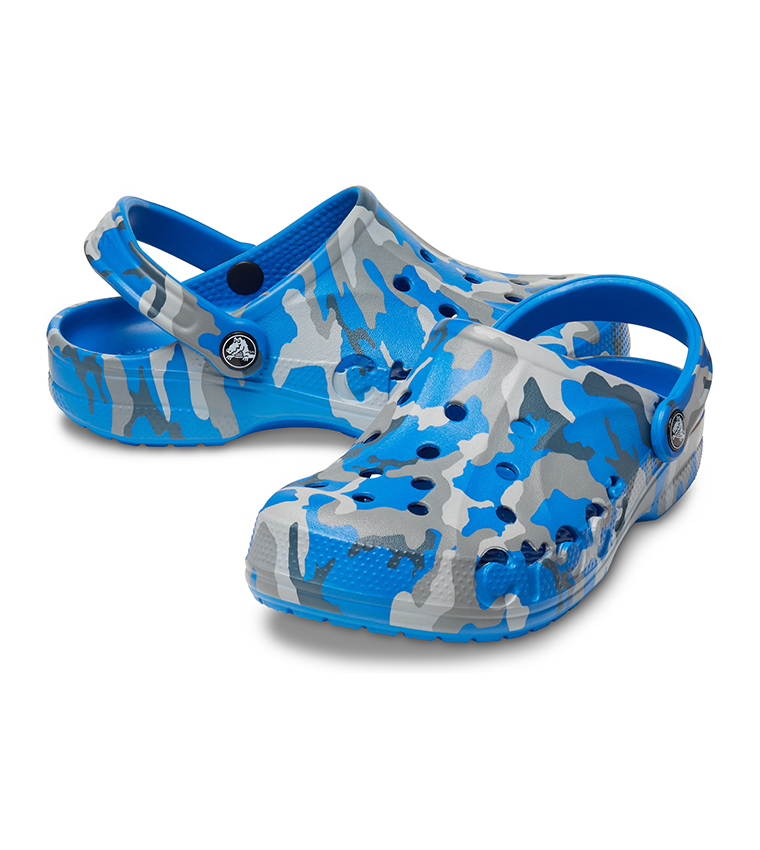 Buy Crocs Baya Seasonal Printed Clogs In Blue | 6thStreet Saudi Arabia