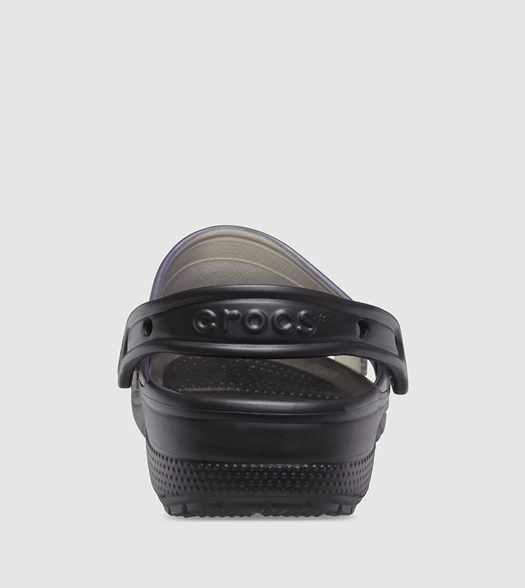 Buy Crocs Classic Translucent Clog In Black | 6thStreet Qatar