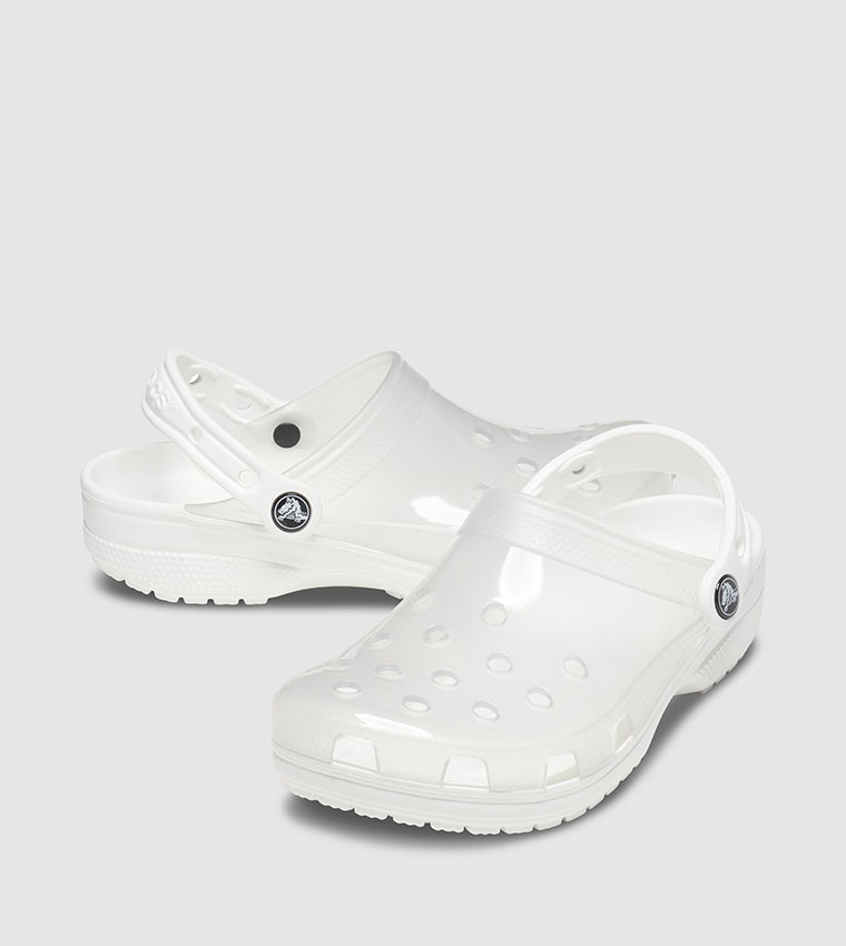 Buy Crocs Classic Translucent Clog In White | 6thStreet Bahrain