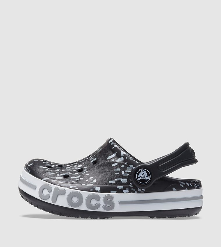 Buy Crocs Iconic Lightweight With Ankle Staps Clogs In Black ...