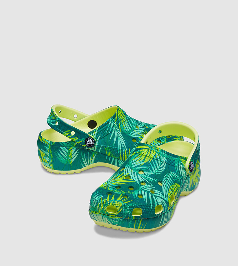 Buy Crocs Classic Platform Tropical Clog Multi In Multiple Colors ...