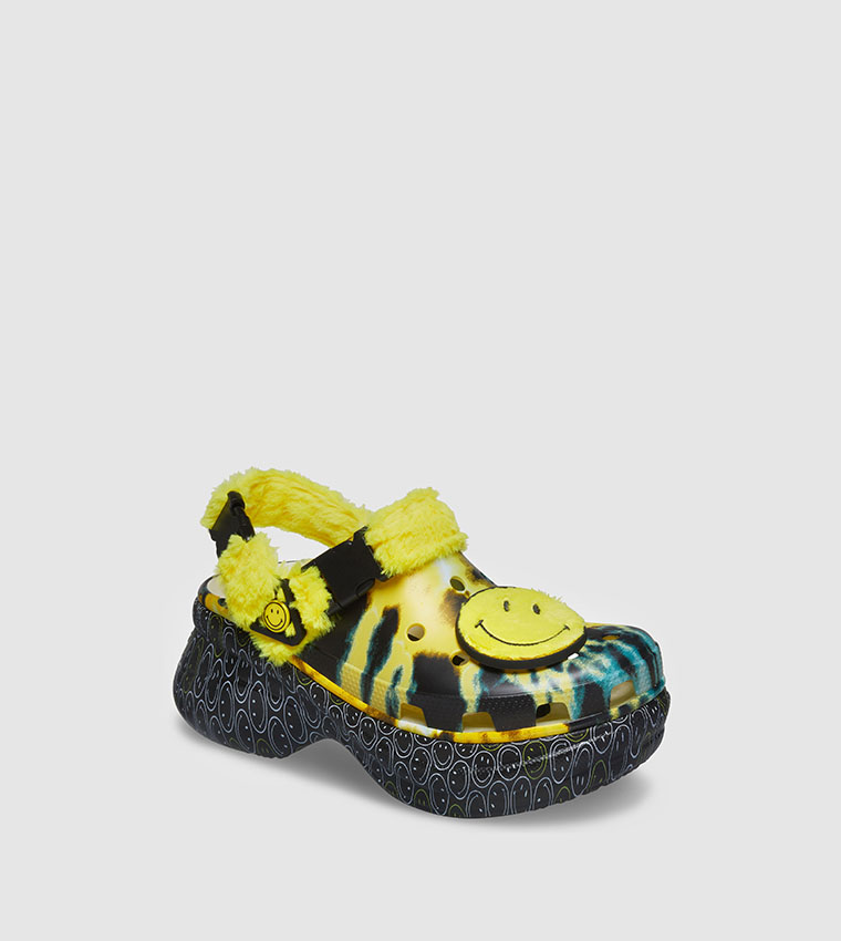 Buy Crocs Classic Bae Trns Buckle Smiley Clog Mlt In Multiple Colors ...