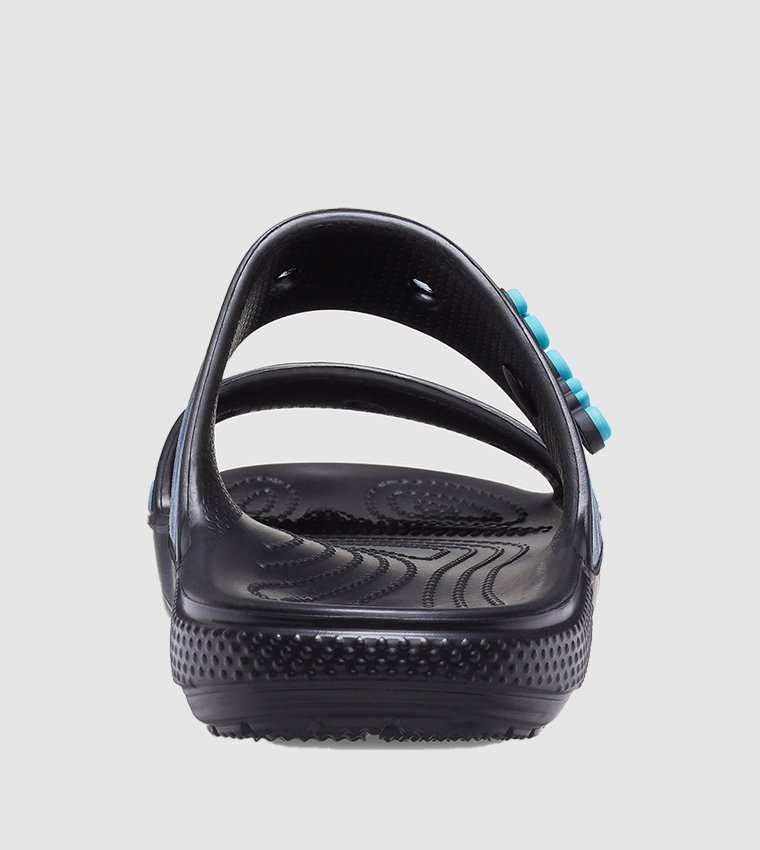 Buy Crocs Tie Dye Graphic Croc Sandals In Black | 6thStreet UAE