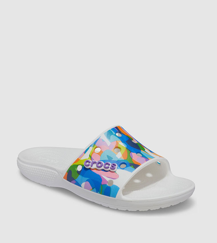 Buy Crocs Classic Crocs Bubble Block Slide In Multiple Colors ...