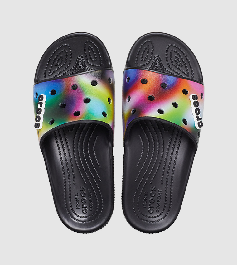 Buy Crocs Classic Crocs Solarized Slides In Multiple Colors | 6thstreet UAE