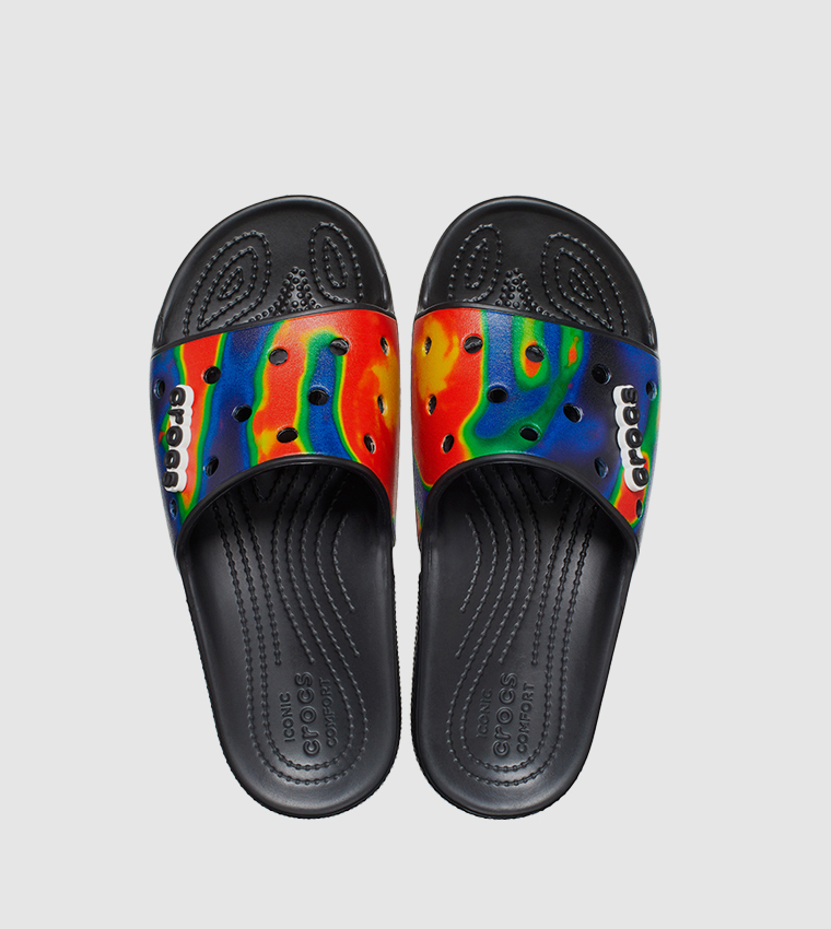 Buy Crocs Classic Crocs Solarized Slides In Multiple Colors | 6thStreet UAE