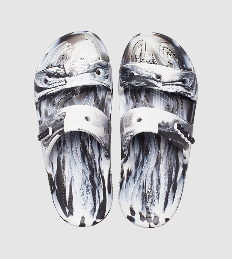 Buy Crocs Marble Print Croc Sandals In Multiple Colors | 6thStreet Qatar