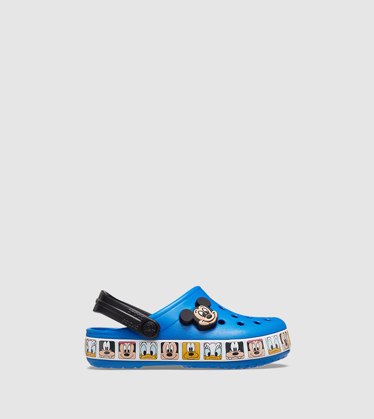 Buy Crocs FL Mickey Mouse Band Clogs In Blue | 6thStreet UAE