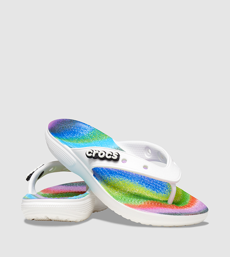 Buy Crocs Classic Spray Dye Flip Flops In Multiple Colors | 6thStreet UAE