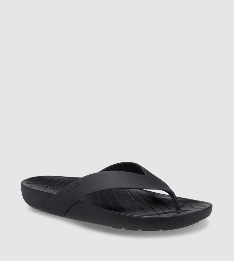 Buy Crocs Splash Flip In Black | 6thStreet Qatar