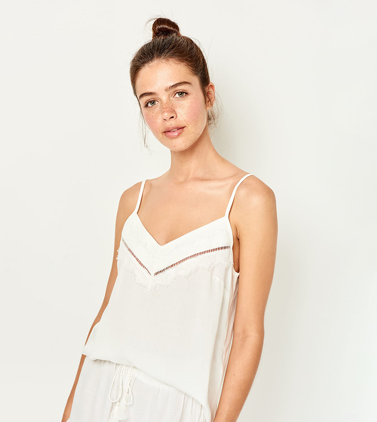 Buy Trendyol Basic A Line Top In White | 6thStreet UAE