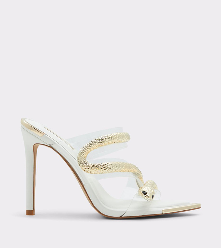 Buy Aldo Najash Heeled Sandals In White | 6thStreet UAE