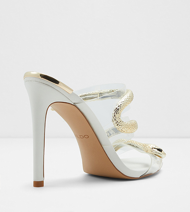 Buy Aldo Najash Heeled Sandals In White | 6thStreet UAE