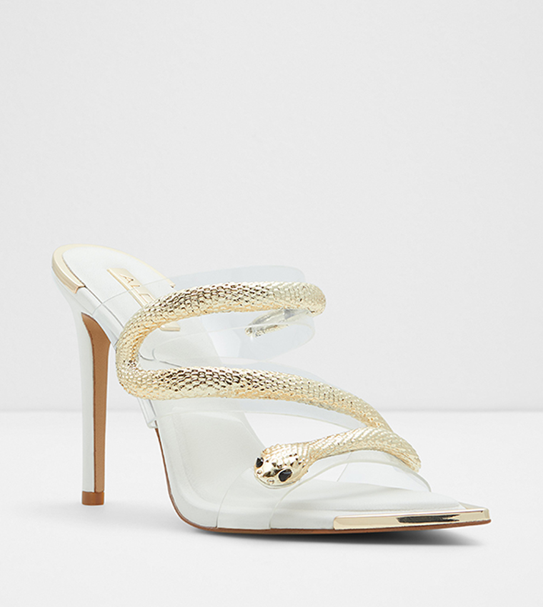 Buy Aldo Najash Heeled Sandals In White | 6thStreet UAE