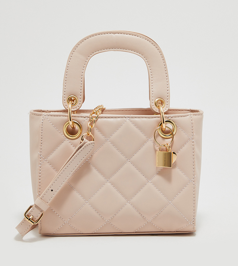 Buy Ardene Quilted Mini Bag In Pink | 6thStreet UAE