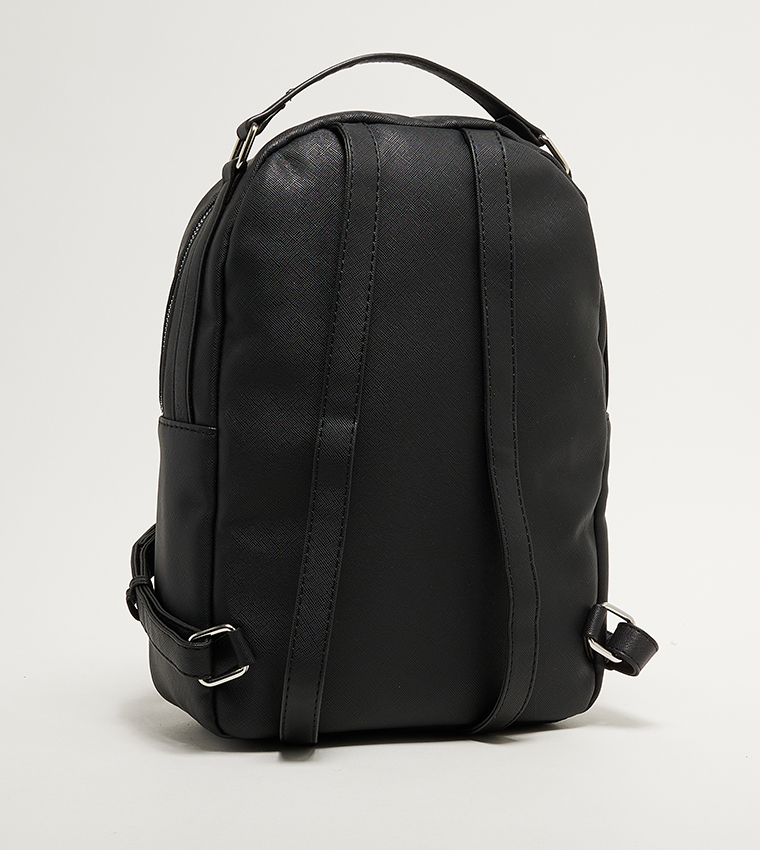 Buy Ardene Faux Leather Backpack In Black | 6thStreet Saudi Arabia