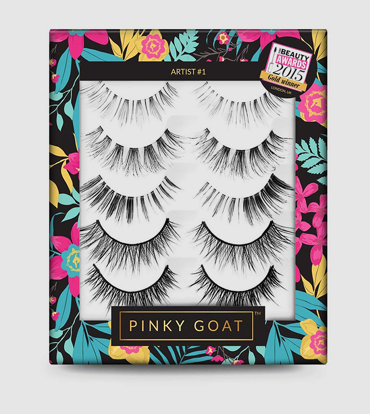 Buy Pinky Goat Pinky Goat Artist 1 Eye Lashes, Black In Multiple Colors ...
