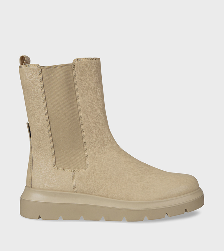 Buy ECCO NOUVELLE Chelsea Boots In Beige | 6thStreet UAE