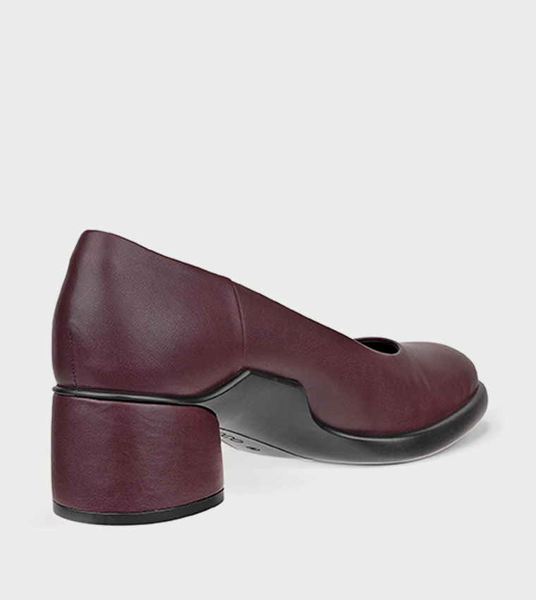 Buy ECCO Sculpted LX 35 Block Heel Pumps In Purple | 6thStreet Kuwait