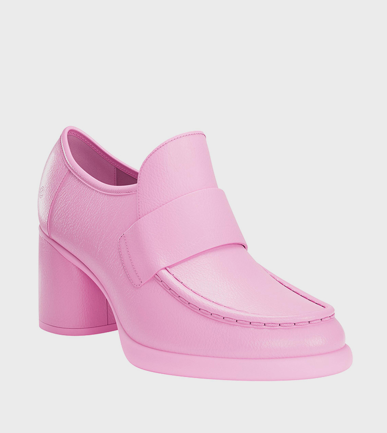 Buy ECCO Sculpted LX 55 Block Heel Pumps In Pink | 6thStreet Saudi Arabia