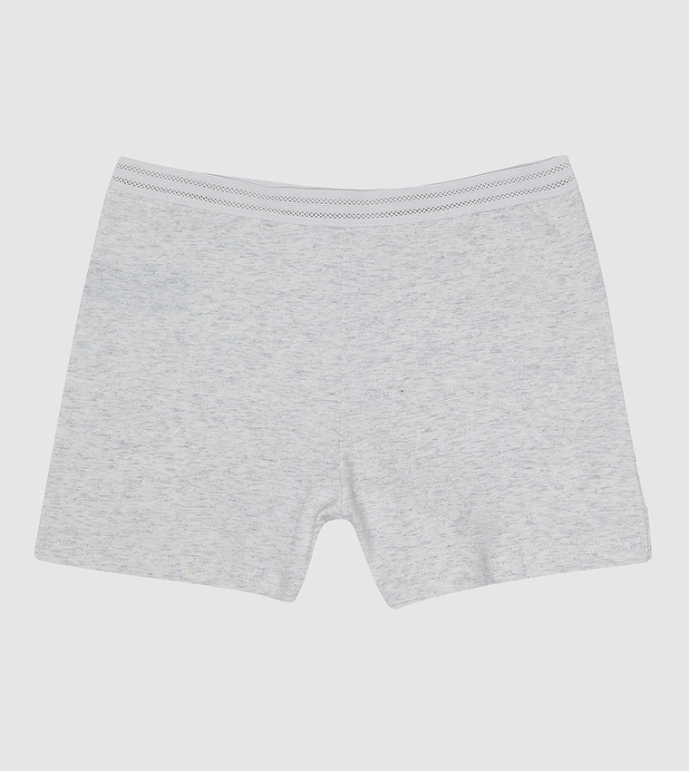 Buy R&B Pack Of 3 Basic Boxer Shorts In Grey | 6thStreet Oman